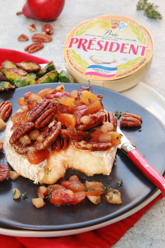 Brie fondant aux pacanes, abricot et poire – Max L'affamé